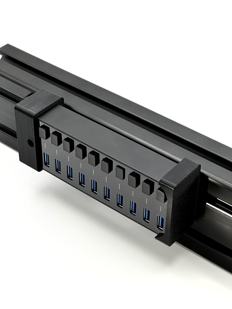 Sabrent Mount 10 USB Hub Sim Racing Mount, USB Mount Aluminium Cockpit ...