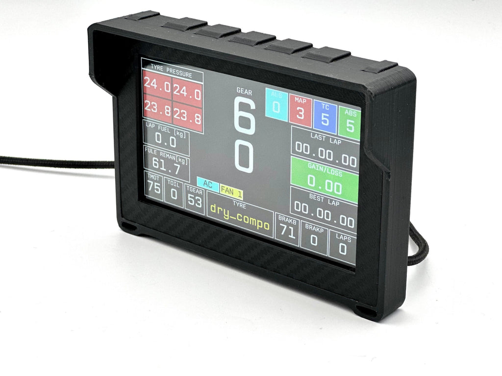 5” Sim Racing Dashboard for MOZA, Fanatec & Thrustmaster T818 ...